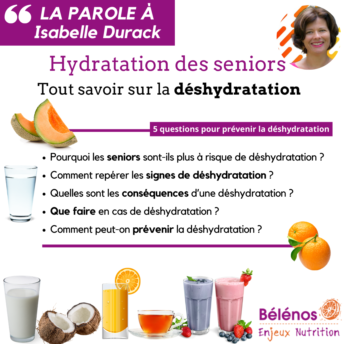 Hydratation des seniors | Actualité Bélénos Enjeux Nutrition ...